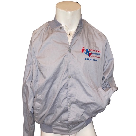 Vintage | Jackets & Coats | Vintage Dirt Track Sprint Cars Snap Jacket ...